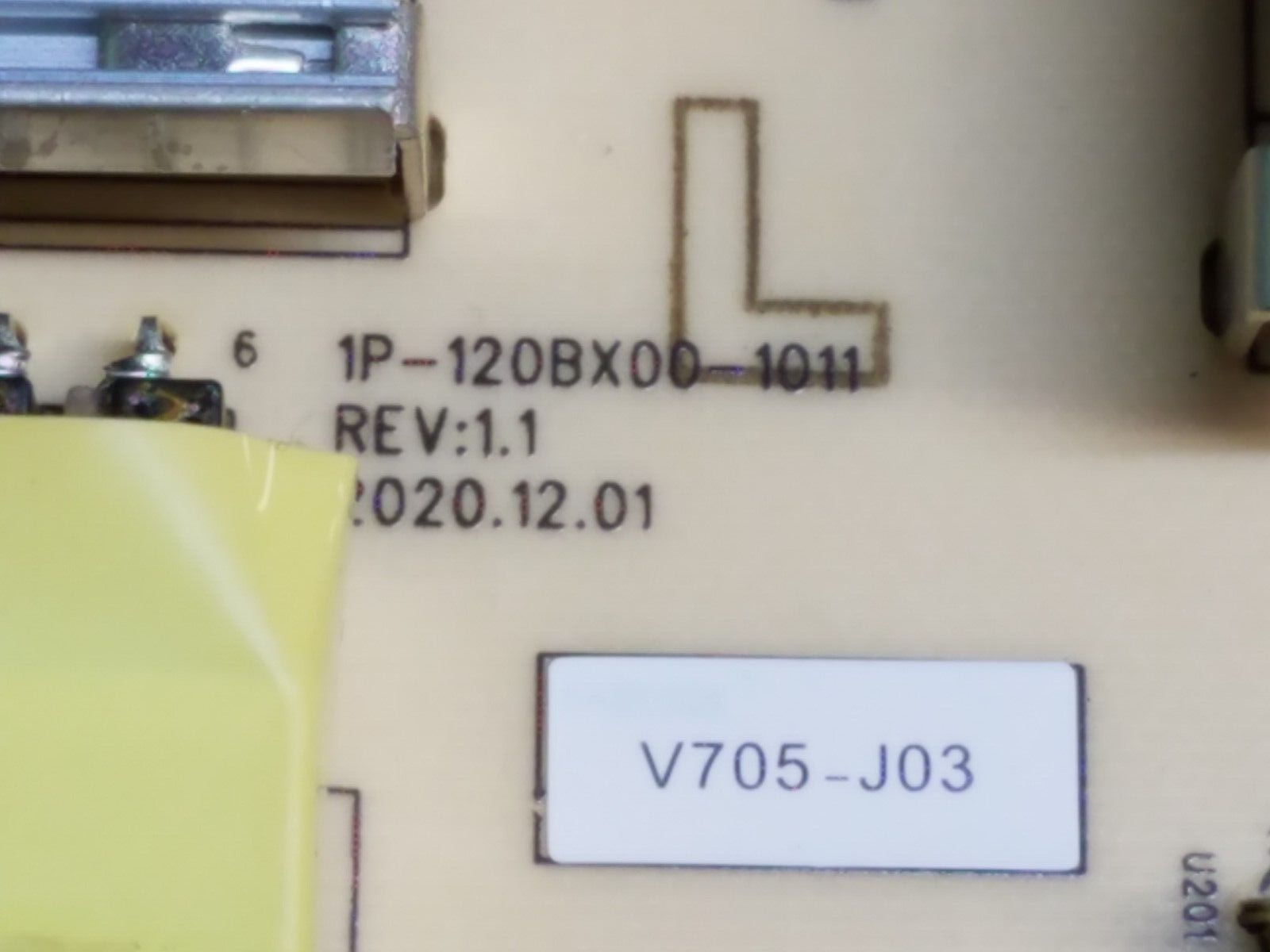 VIZIO POWER SUPPLY 1P-120BX00-1011 09-70CAR130-00 FOR TV V705-J03 for ...