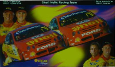 Ford Falcon AU Shell Helix Dick Steve Johnson Paul Radisich Ellery ...