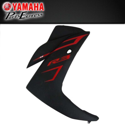 NEW 2017 YAMAHA YZF R3 YZFR3 RH RIGHT SIDE FAIRING MATTE BLACK 1WD ...