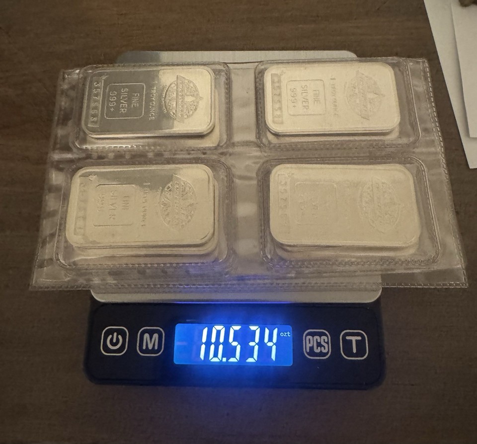 Engelhard Maple (FULL SHEET of 10) Consecutive Serial Numbers 1 Oz ...