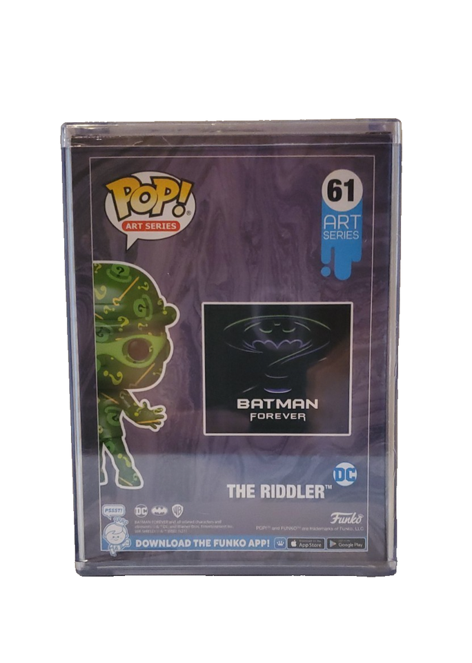 FUNKO Pop! DC Batman Forever The Riddler Art Series In Hard Case Sealed ...