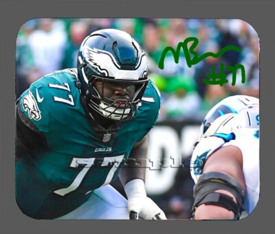 Mekhi Becton Philadelphia Eagles Facsimile Autographed Mouse Pad Item ...