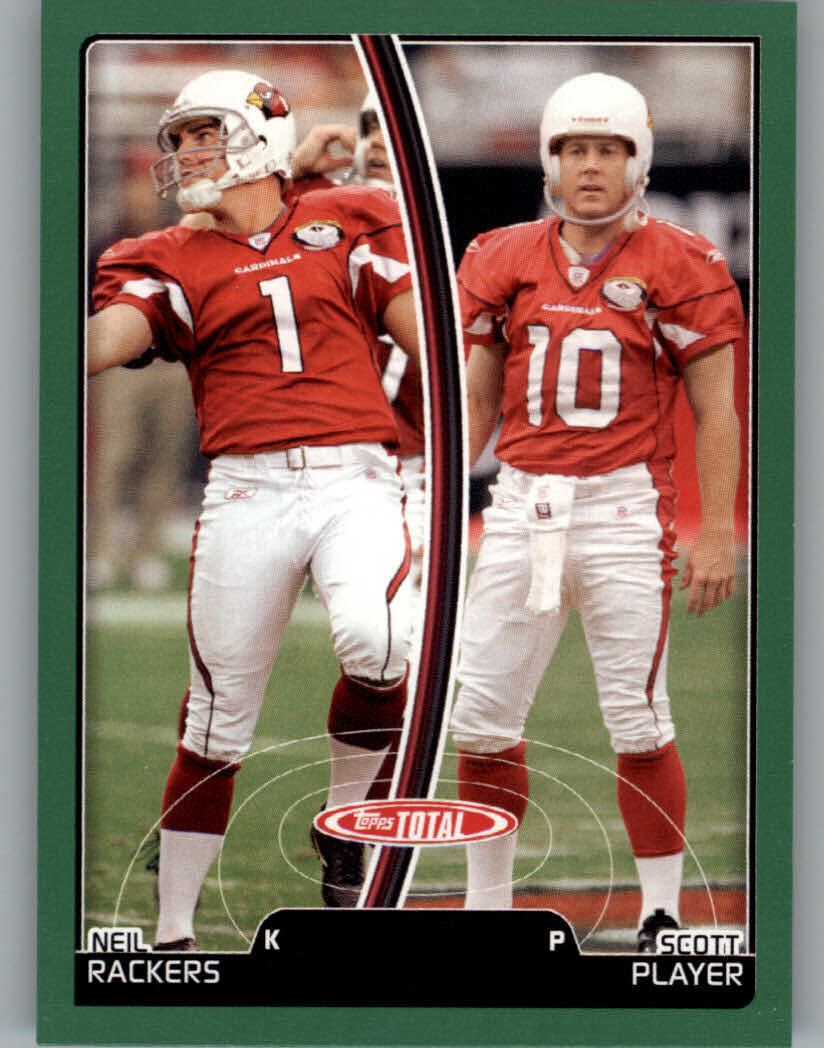 2007 Topps Total Football Card #90 Neil Rackers/Scott Player | eBay
