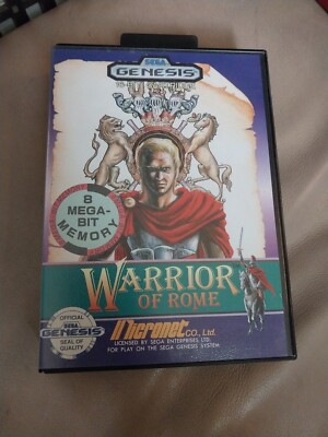 Warrior of Rome (Sega Genesis, 1991) Box Game No Manual 920501920501| eBay