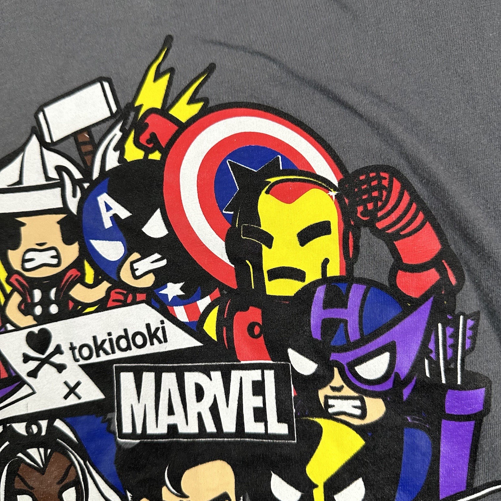 2012 Tokidoki x Marvel Studios Graphic Short Sleeve T… - Gem