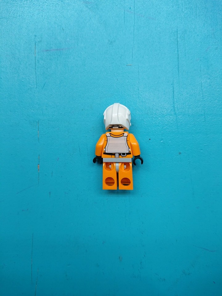Lego Star Wars Minifigure Zin Evalon Rebel Pilot Orange Jumpsuit 11912 ...
