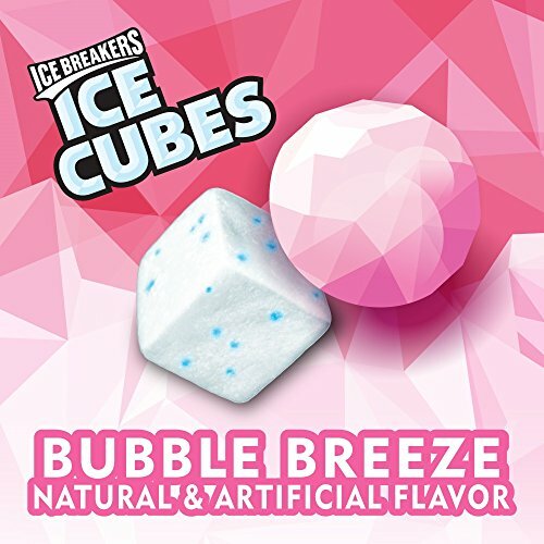Ice Breakers Ice Cubes Sugar Free Gum Xylitol, Bubble Breeze 40 Count ...