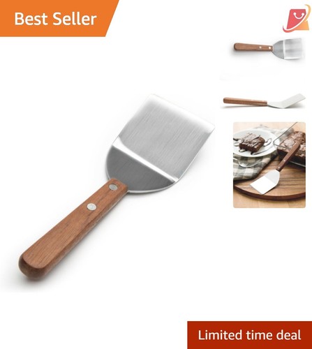 Effortless Baking with Stainless Steel Spatula - 7" Cookie and Brownie ...