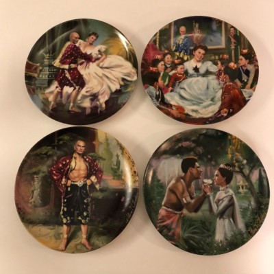THE KING AND I Four Plate Complete Set Knowles Collectors Plates | eBay