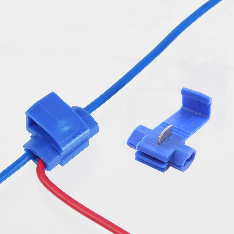 T-Type Terminal Wire Cable Connector Splitter Splice Electrical Joint ...