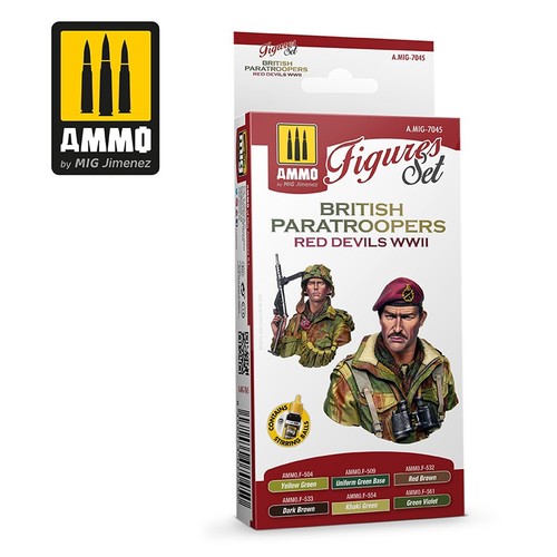 AMIG 7045 British Paratroopers Red Devils WWII Set 8432074070450| eBay