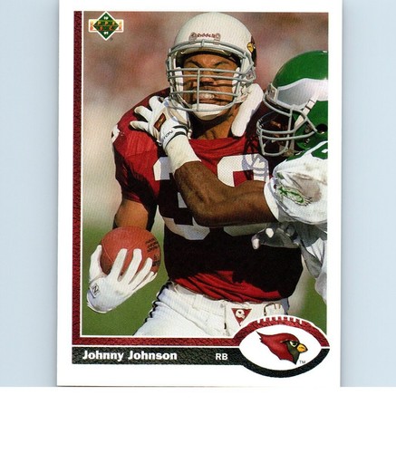 Johnny Johnson 447 Cardinals 1991 Upper Deck NFL Football Trading Card ...