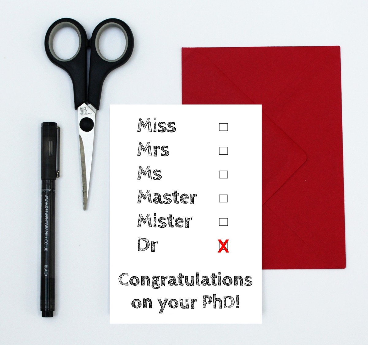 Doctor Who Graduation Card