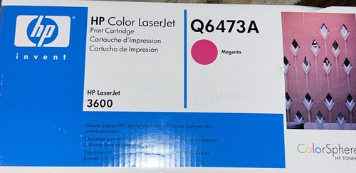 HP Color LaserJet Q6473A Magenta Toner Print Cartridge Sealed ...