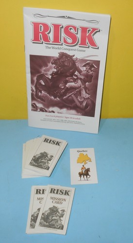 Replacement Territory Cards RISK The Game of Global Domination 1993 ...
