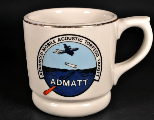 Vintage ADMATT Coffee Mug Advanced Mobile Acoustic Torpedo Target ...