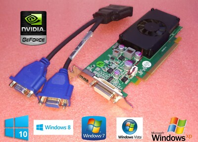 Dell Optiplex 740 745 750 755 760 780 790 SFF NVIDIA HDMI / Dual VGA ...