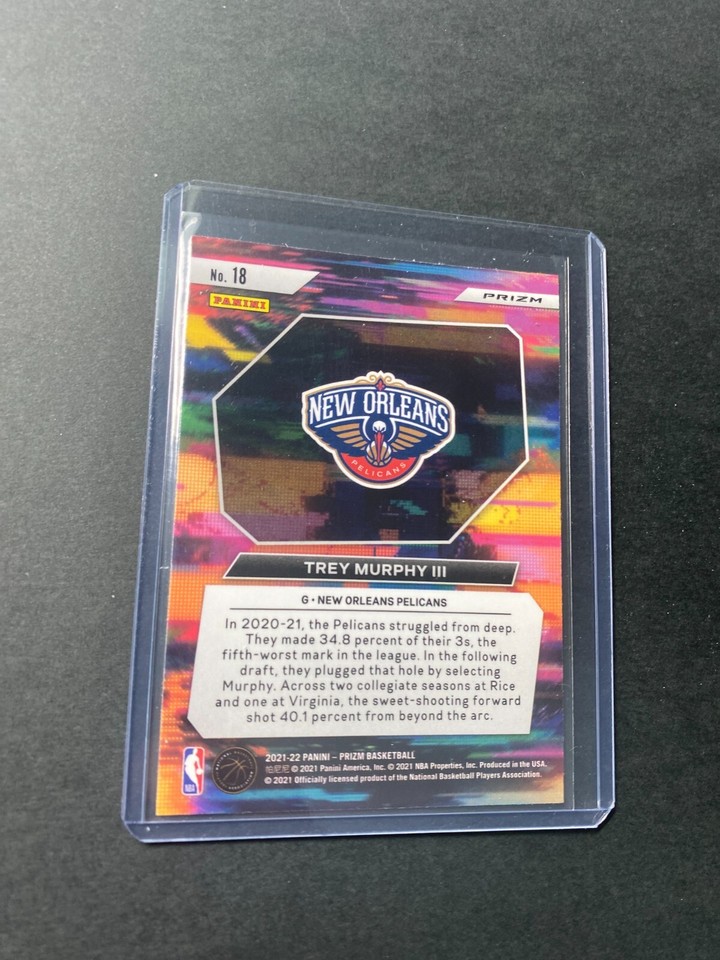 2021-22 Panini Prizm Trey Murphy III Instant Impact Green Prizm Rookie RC | eBay