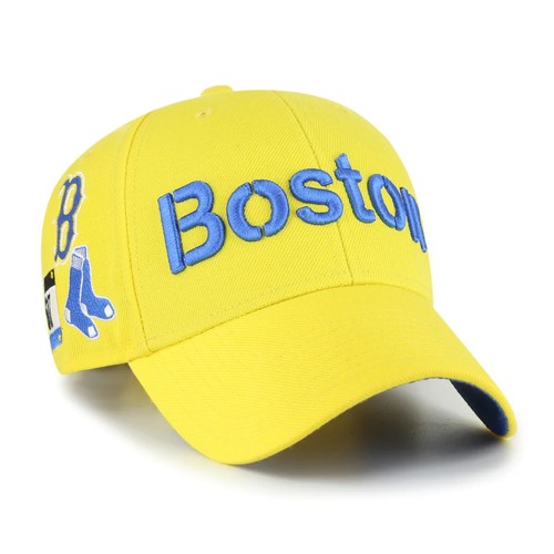 Boston Red Sox '47 Brand City Connect Mens MVP Snapback Yellow Hat | eBay
