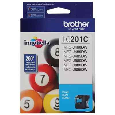 Brother LC201C Cyan Ink Cartridge Genuine Original NEW | eBay