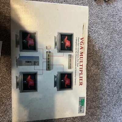 USED 8 PORT VGA MULTIPLIER DISPLAY UP TO 8 VGA MONTIORS SIMULTANEOUSLY ...