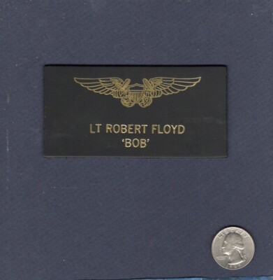 Lt Robert Bob Floyd Haut Pistolet Maverick Film Nom Balise Marine Escadron Patch | eBay