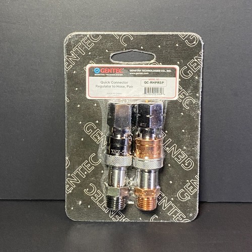GENTEC Quick Connector Regulator to Hose Pair QC-RHPRSP - NEW SEALED | eBay