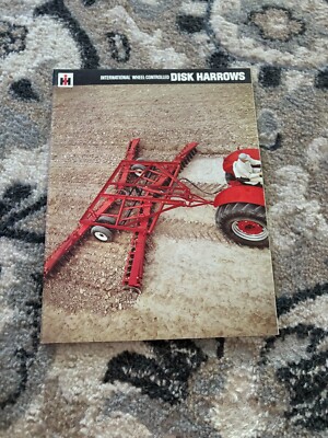 International Harvester Disk Harrows For 1970 Brochure FCCA24 | eBay