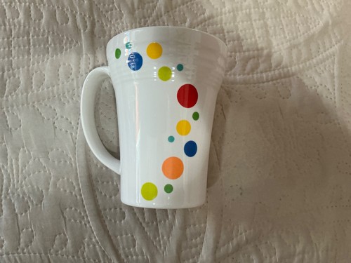Fiesta HLCCA Exclusive Dancing Dots Bistro Latte Mug. NWT’S. | eBay