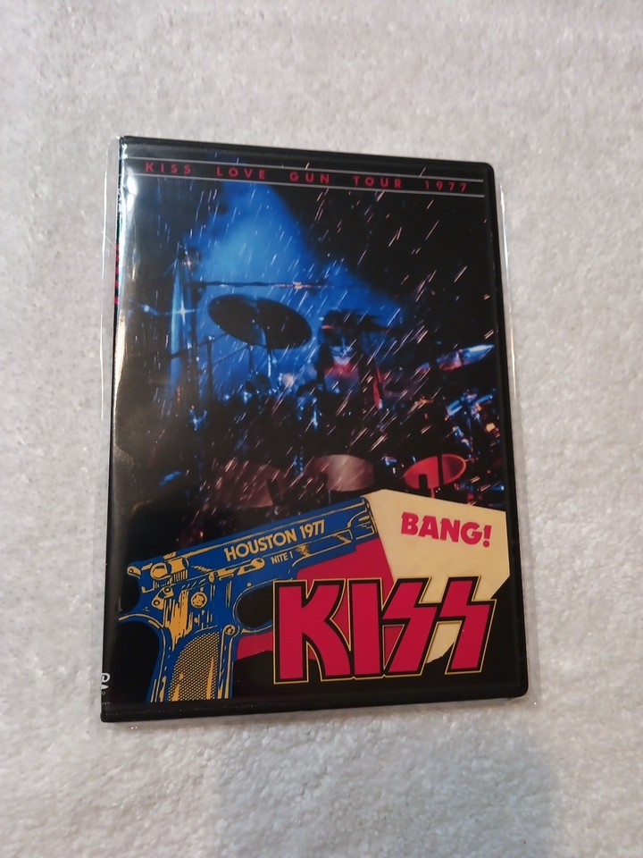 KISS Bang Houston Nite 1 Show Sept 1st 1977 Love Gun Tour DVD New ...