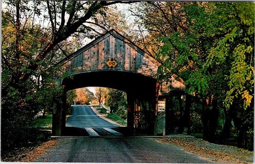 Postcard BRIDGE SCENE Long Grove Illinois IL j/08 AN7086 | eBay