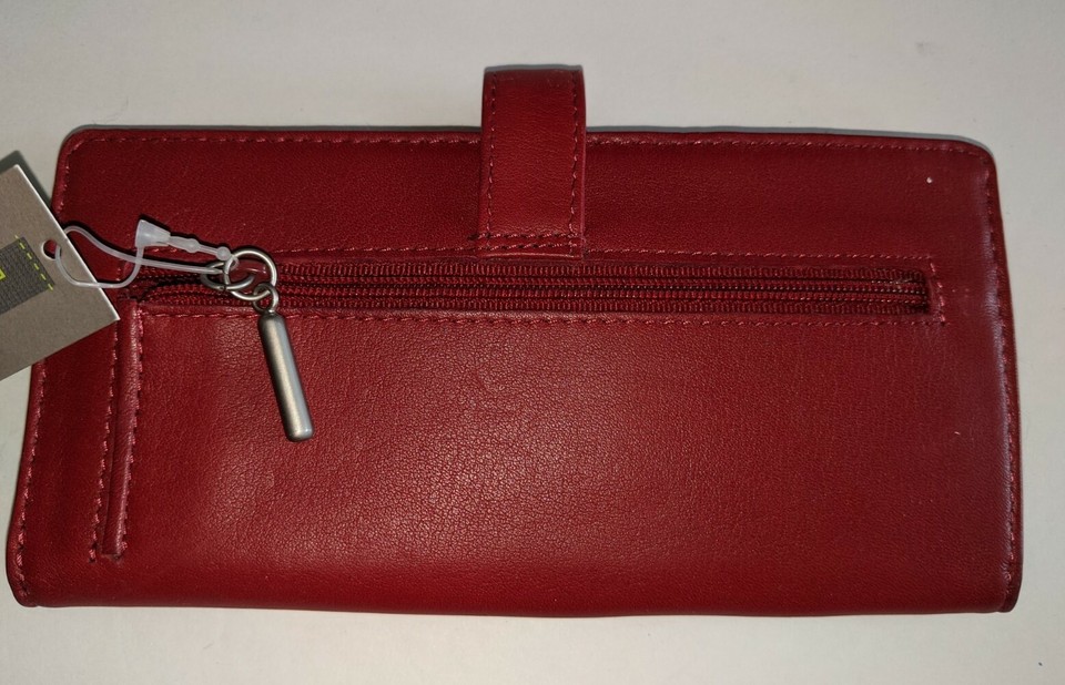 Kenneth Cole Checkbook Wallet,Red | eBay