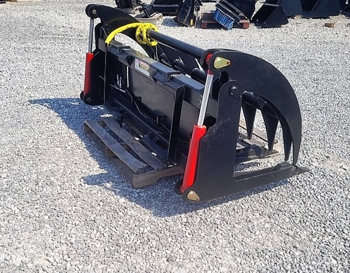 74'' Root Rake Clam Grapple with Skid Steer Quick Connect | eBay