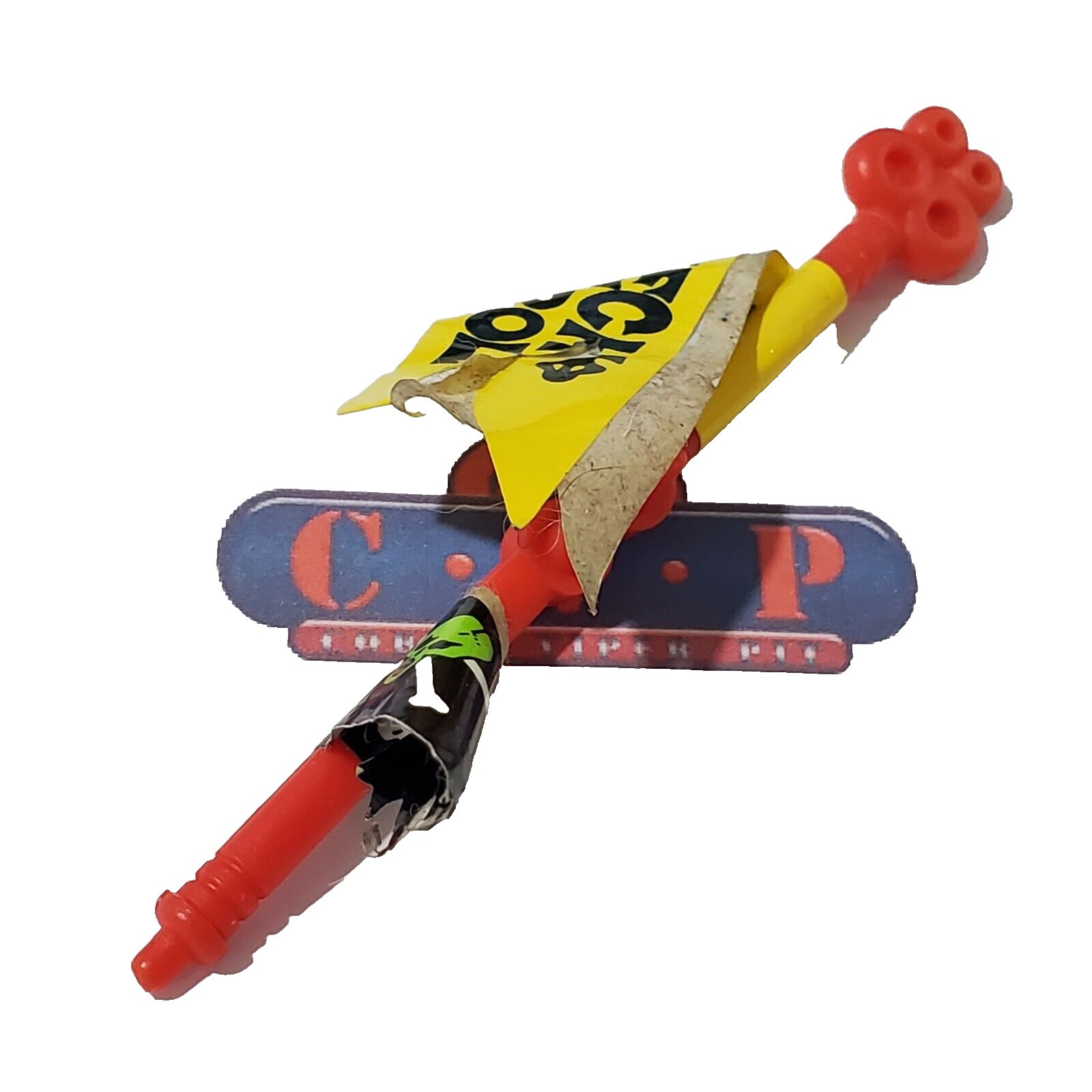 Teenage Mutant Ninja Turtles TMNT Vehicle Footski Flag Pole 1989 two ...