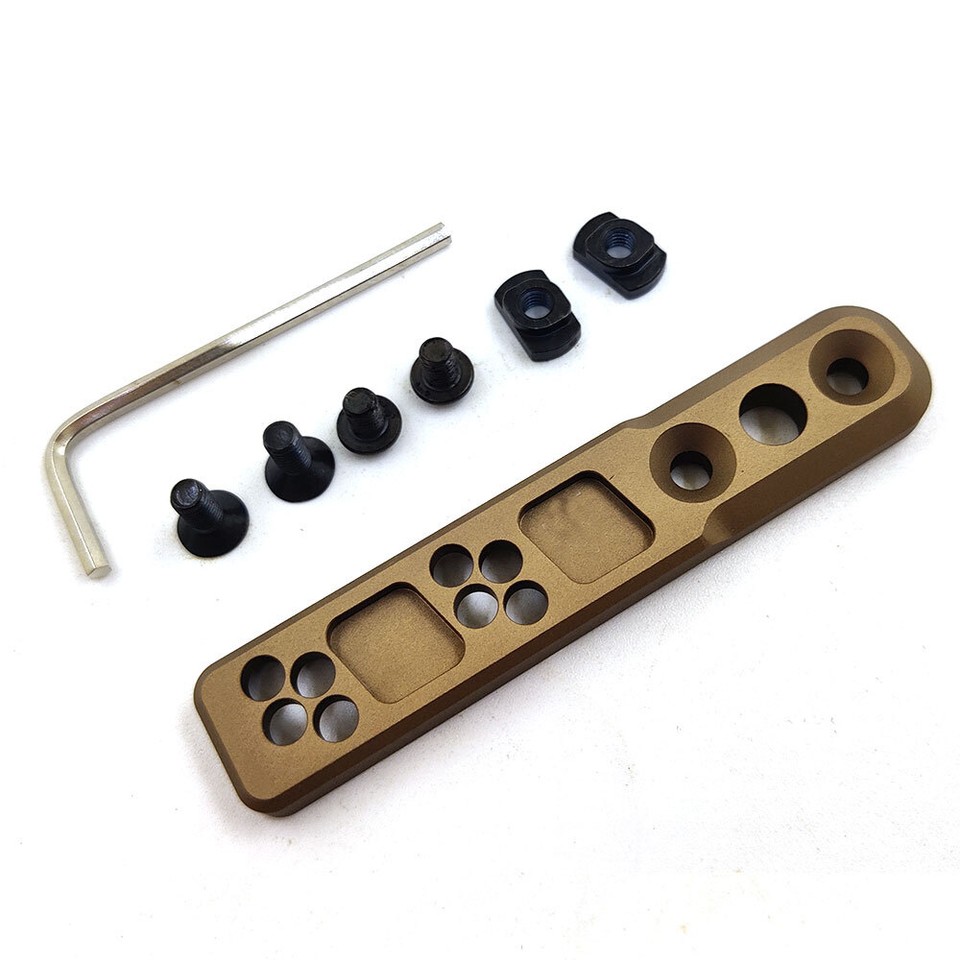 Tactical For M300 M600 Flashlight Light Side Rail Mount Base Fit Mlok ...