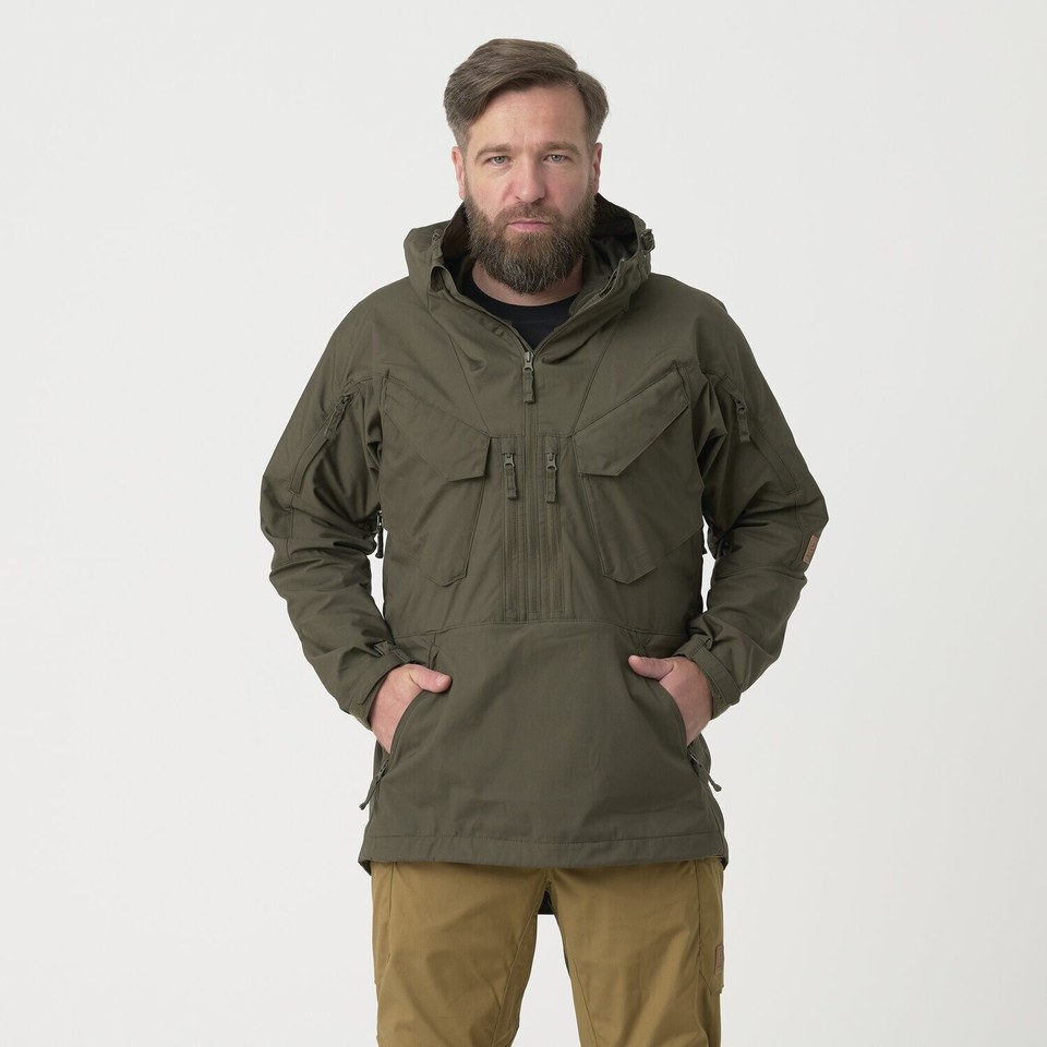 HELIKON TEX ANORAK PILGRIM Jacket Combat Tactical Hooded Outdoor ...