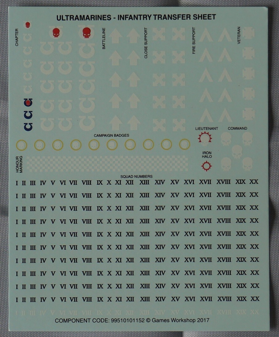 Warhammer 40k & Age of Sigmar Transfer Sheets Chaos, Space Marine and ...