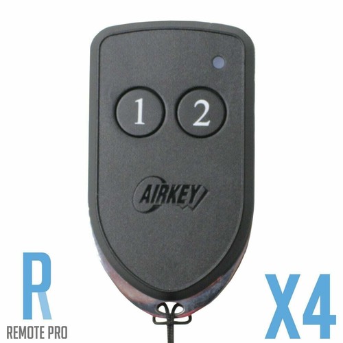 4 x NEW Genuine Airkey Air Key Garage/Gate Remote Control AK3TX2R/AK2 2 ...