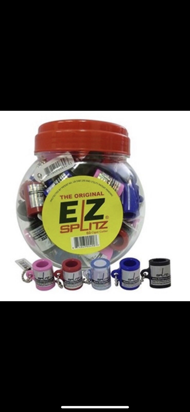 SMALL EZ SPLITZ CIGARILLO CIGAR CUTTER BLUNT SPLITTER KEY CHAIN ...