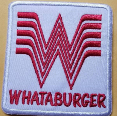 Whataburger Embroidered Patch approx 3x3" | eBay