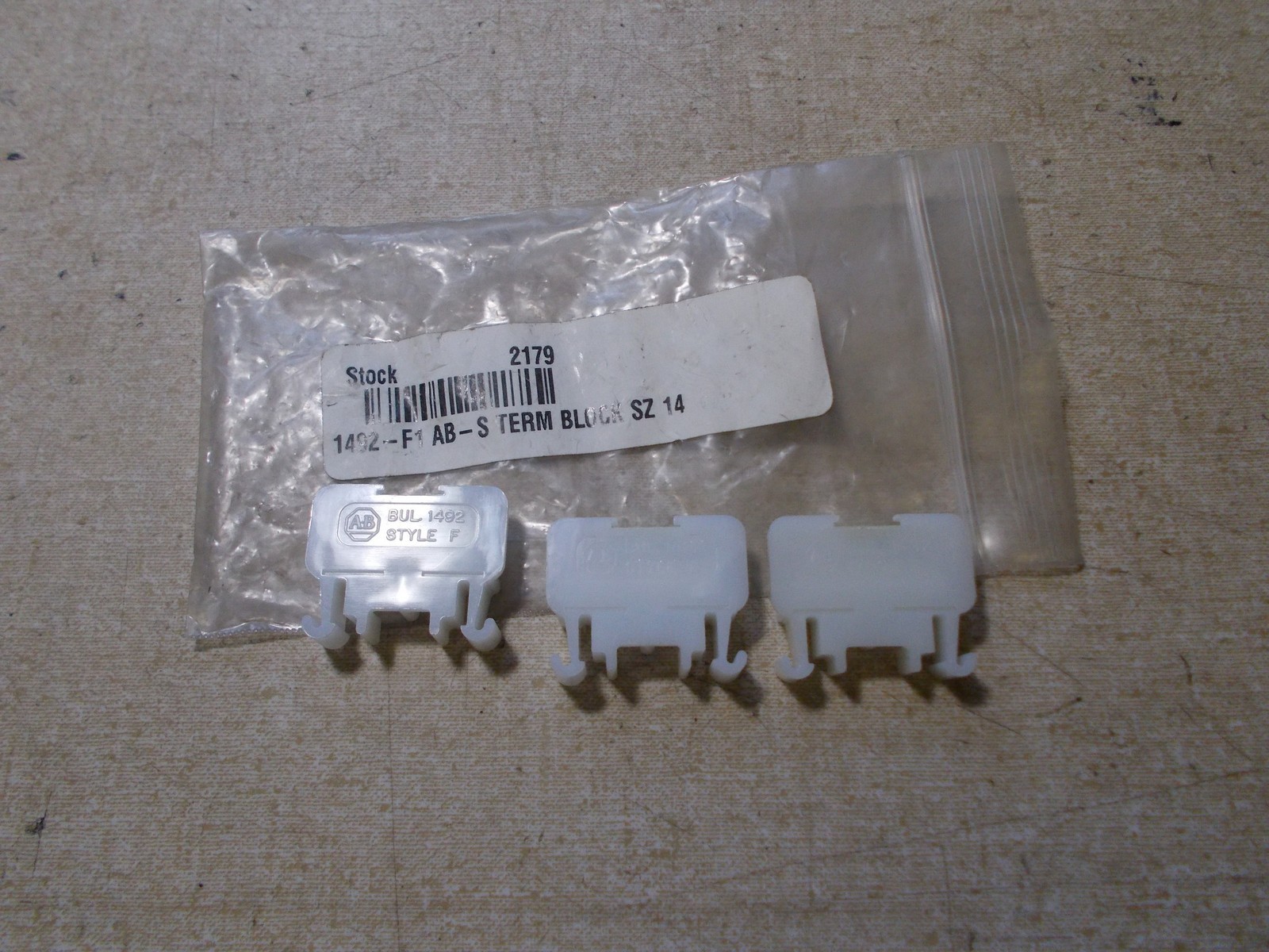 NEW Allen Bradley 1492-F1 AB-S Style F, Lot of 3 Terminal Block *FREE ...