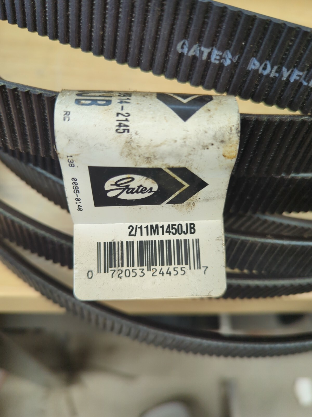 Gates 2/11M1450JB Polyflex JB Light Duty v-belt 8914-2145 new 1 pc | eBay