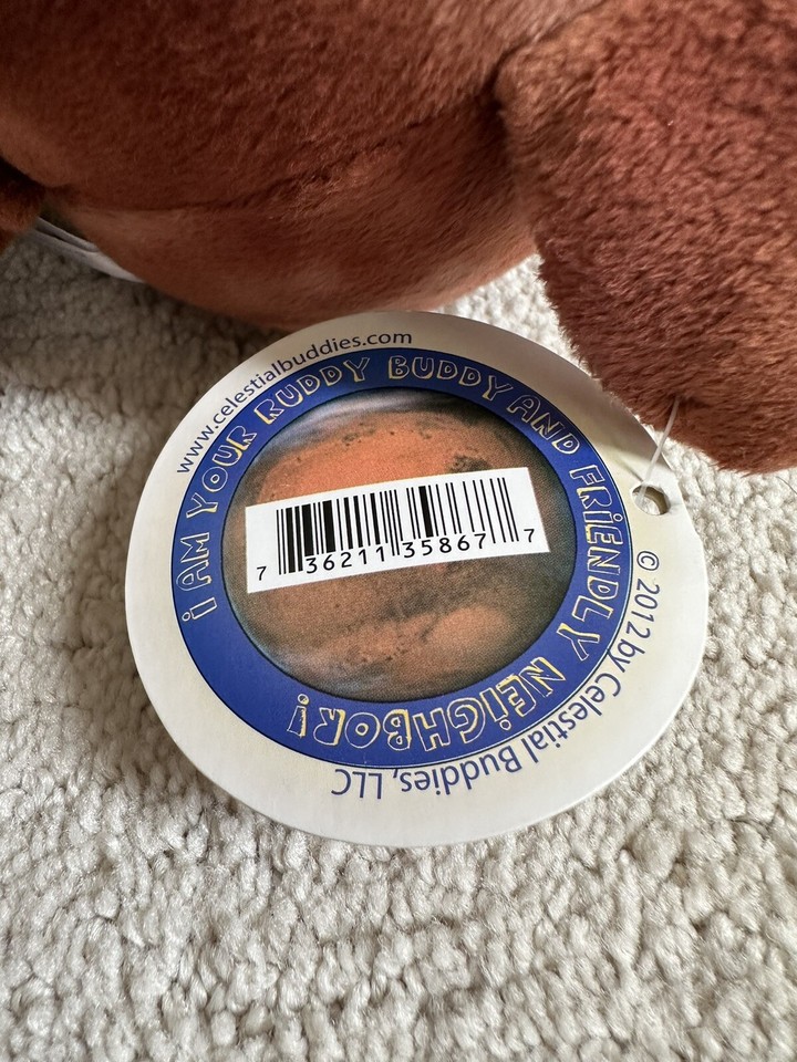 Celestial Buddies MARS Plush Stuffed Toys NEW Astronomy Space | eBay
