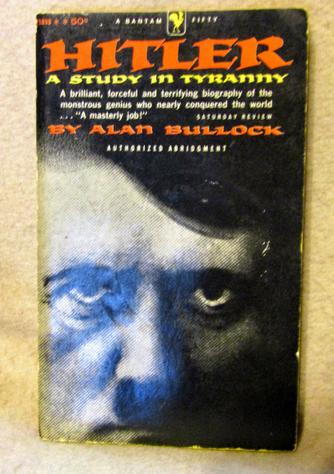 HITLER "A STUDY IN TYRANNY" PAPERBACK BOOK 1958 EDITION BY ALAN BULLOCK ...