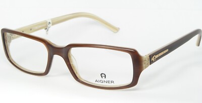 NOS ETIENNE AIGNER A6004 C MATT BROWN EYEGLASSES GLASSES FRAME 53-17 ...