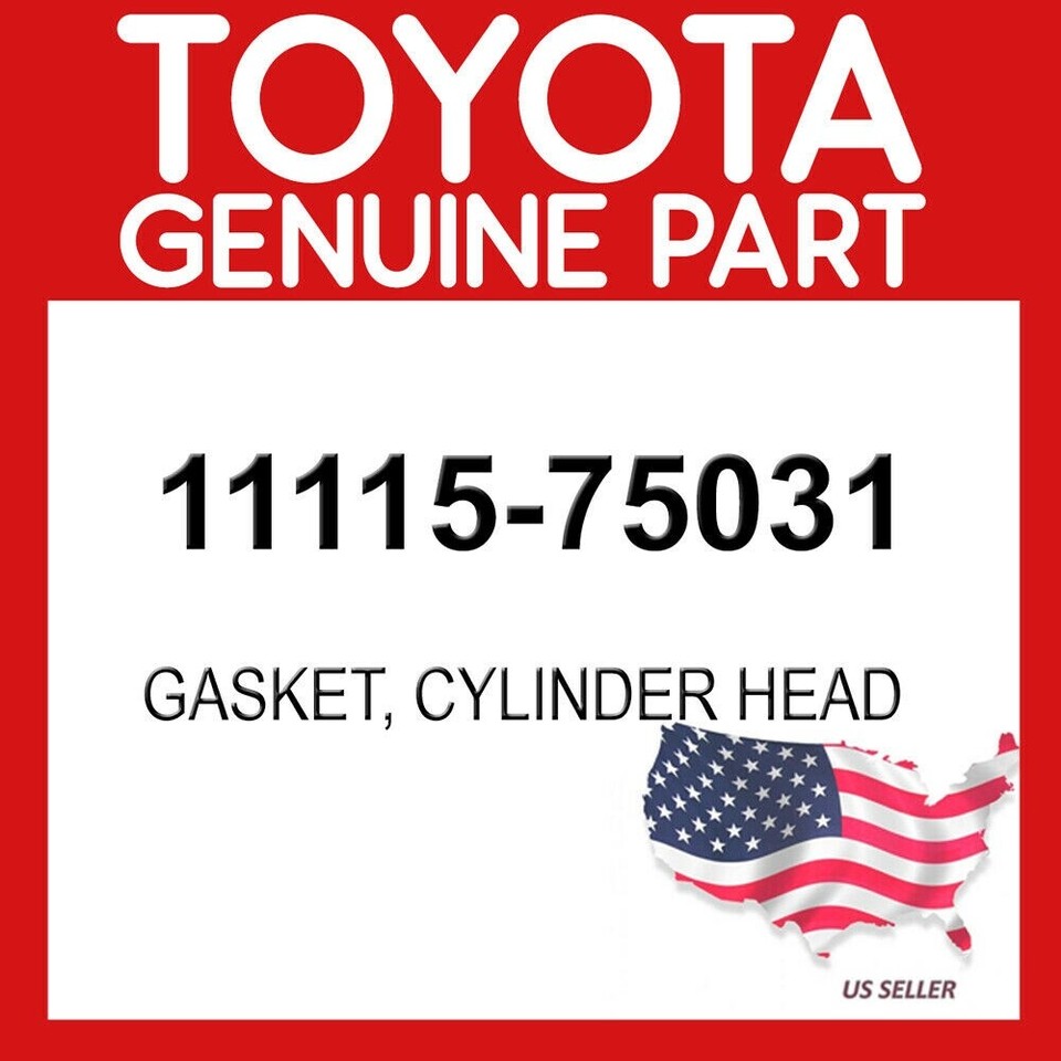 Toyota Genuine 11115-75031 Gasket Cylinder Head 1111575031 OEM | eBay