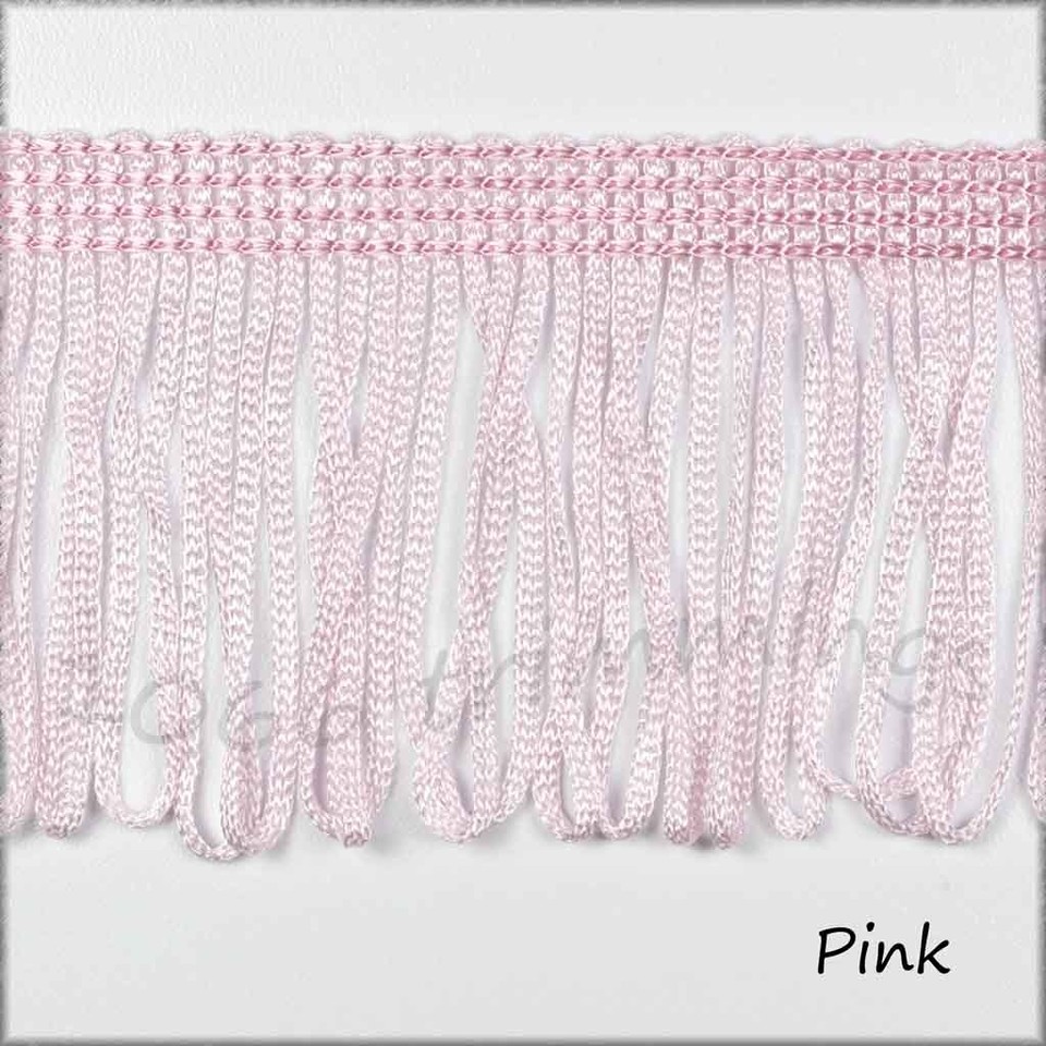 Quality Looped Fringe Trimming 25mm 50mm 75mm 20 Colours Various ...