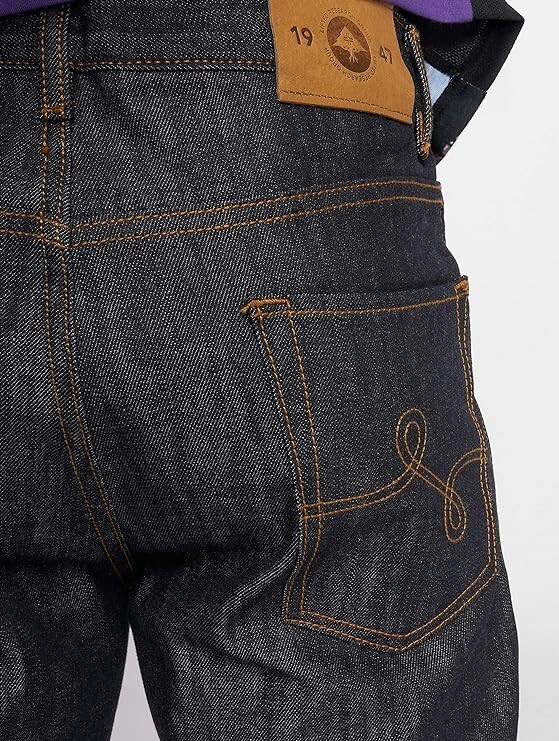 Lifted Research Group LRG Mens Raw Indigo True Straight Jeans Denim ...