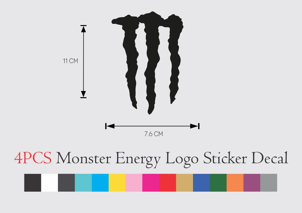 Monster Energy Logo Multicolor