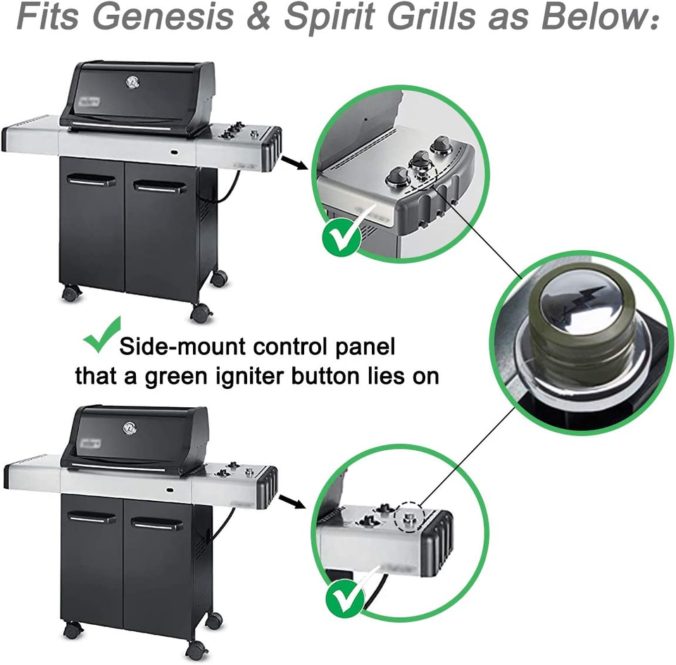 Grill Igniter Ignitor Kit for Weber Genesis Spirit Side-Control Grills ...